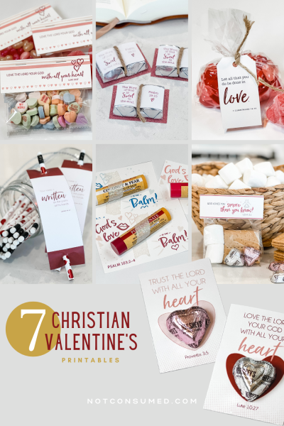 Valentines Bible Verse Printables (7 Easy and Free Printable Valentines)
