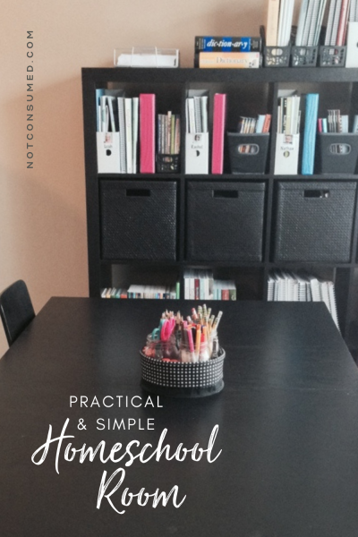 A Practical and Simple Homeschool Room - Setup Tips