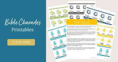 Printable Bible Charades for Kids to Play - Not Consumed