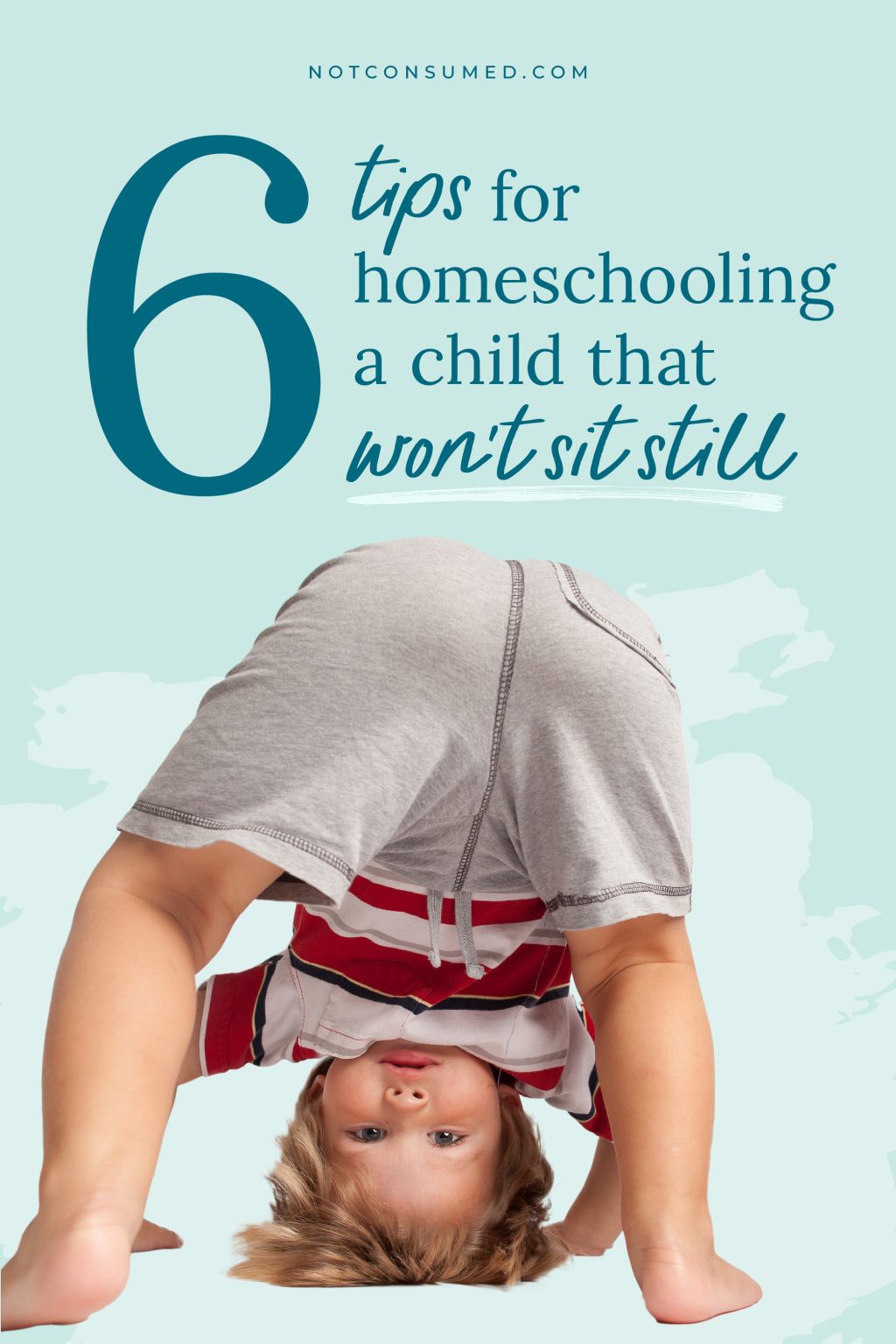 Homeschooling a Child Who Can’t Sit Still - Not Consumed