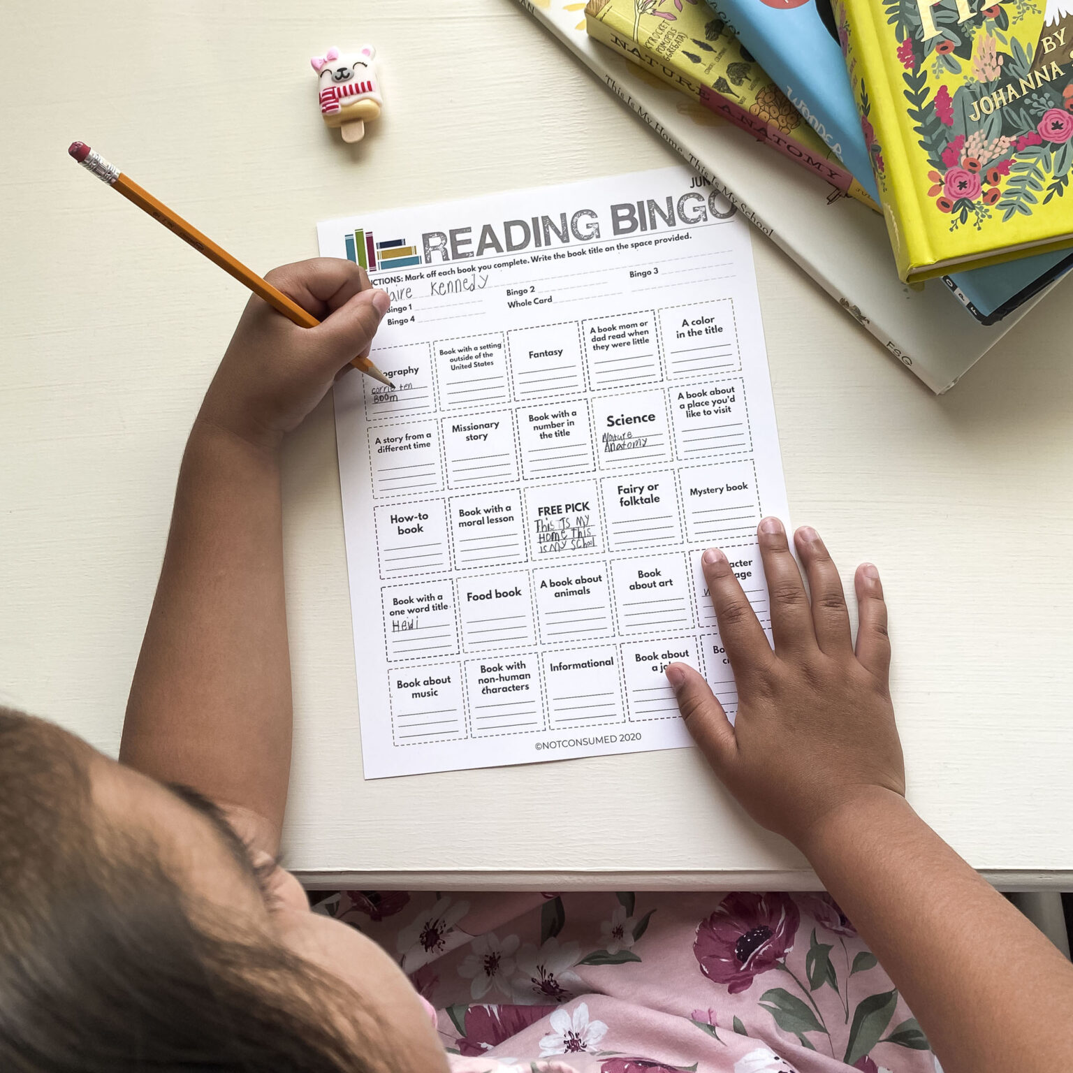 FREE Reading Bingo Printable for Kids | Motivating Kids to Read