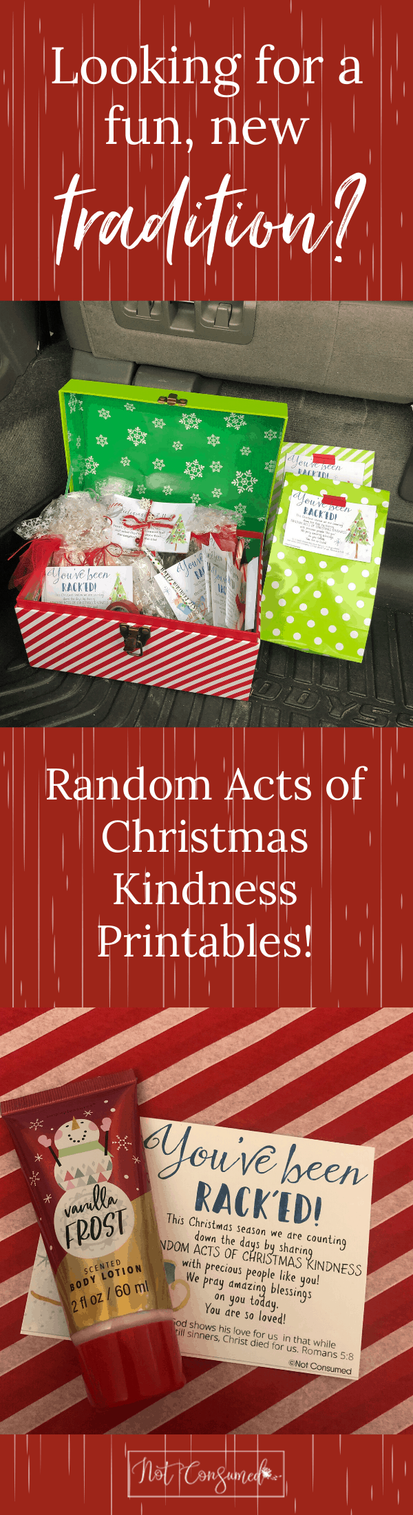 Random Acts of Christmas Kindness Tradition (and free printables!)