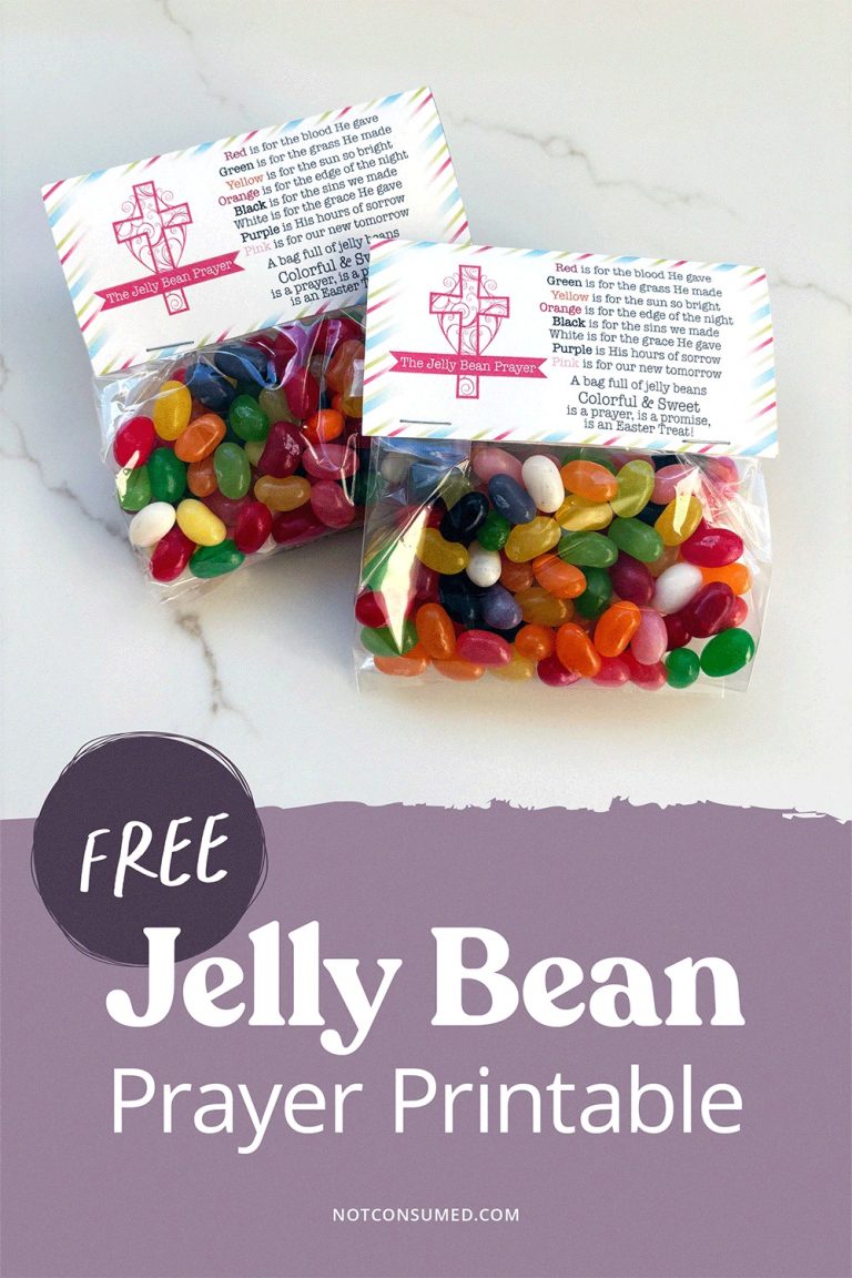 Share the Gospel With Free Jelly Bean Prayer Printable