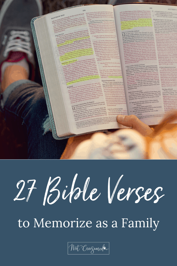 27 Bible Verses To Memorize As A Family 4 Practical Tips