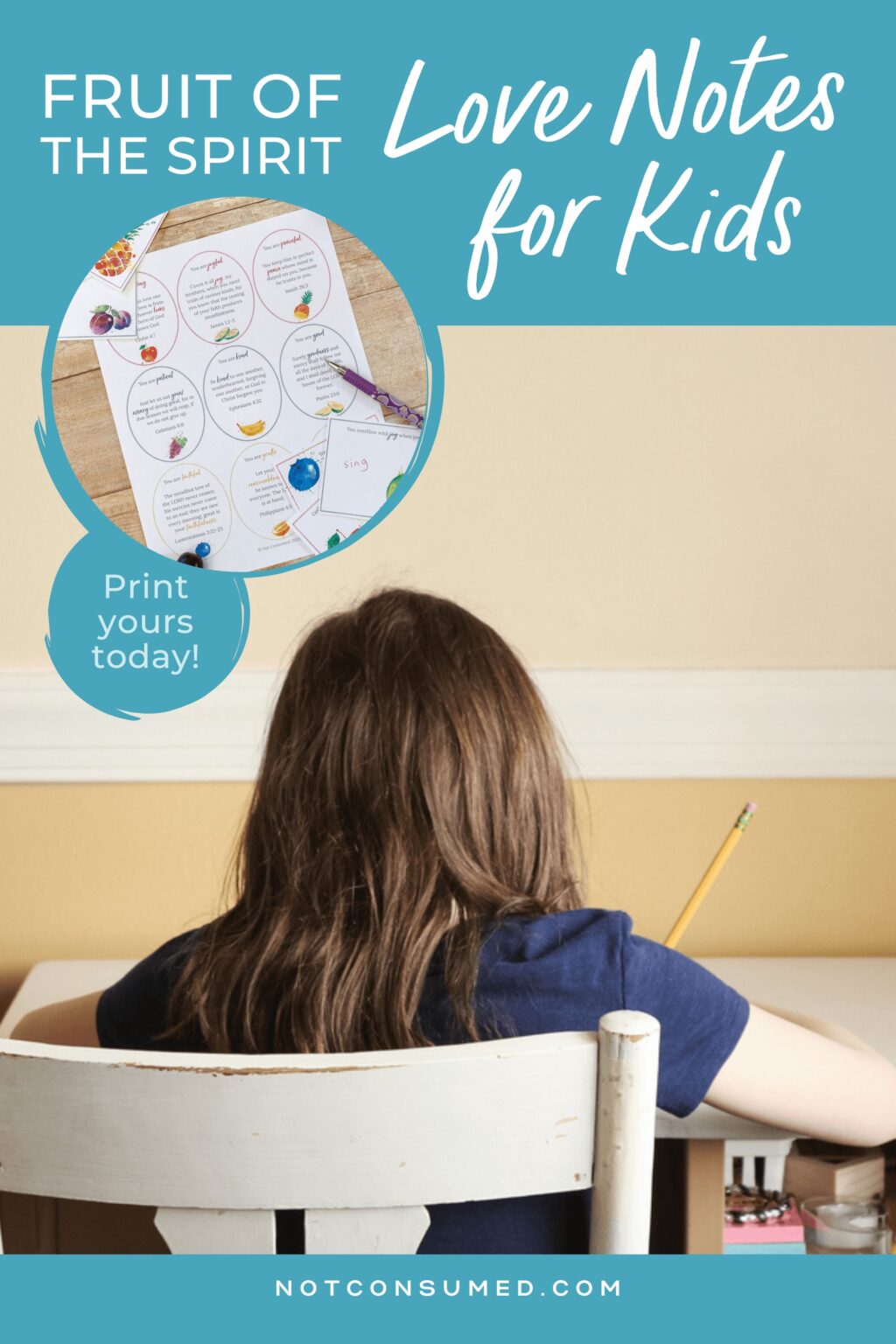 Fruit of the Spirit Love Notes For Kids | Free Printables