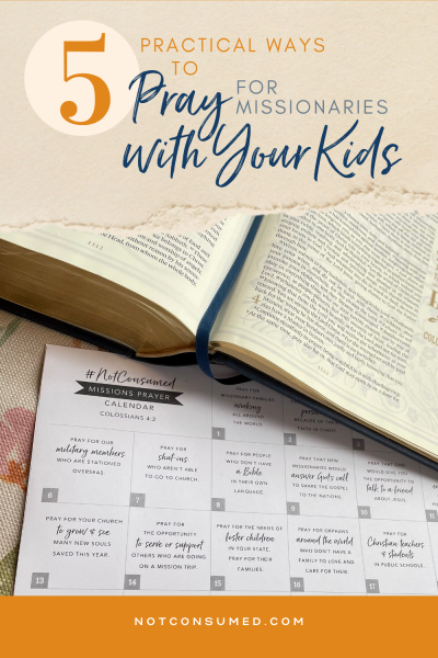 5 Ways to Pray for Missionaries with Your Kids