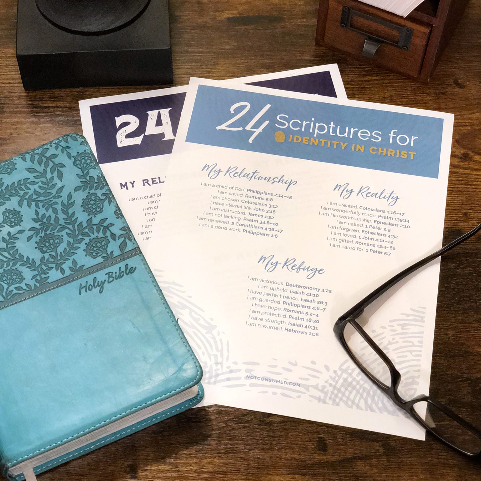 24 Scriptures for Identity in Christ