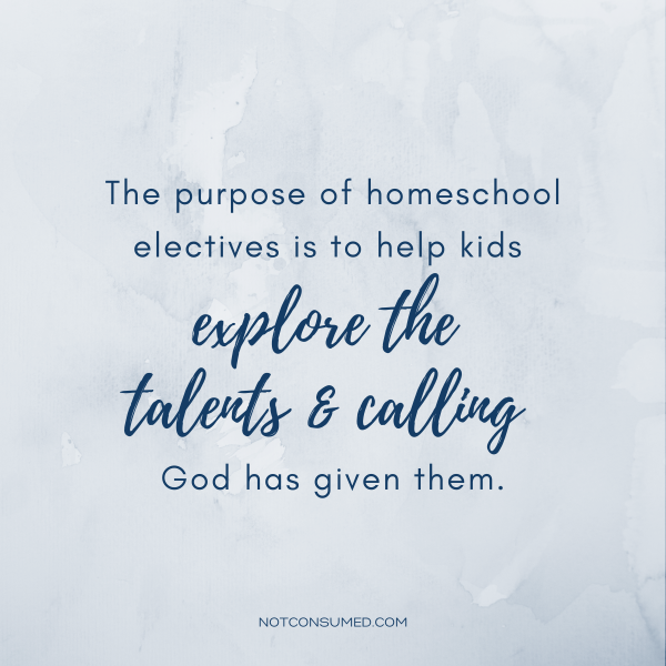Homeschool Electives: An Easy Plan You Can Use Today