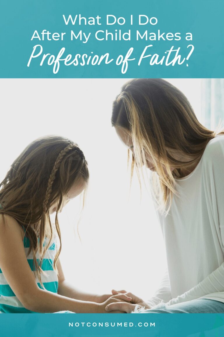 What Do I Do After My Child Makes a Profession of Faith?